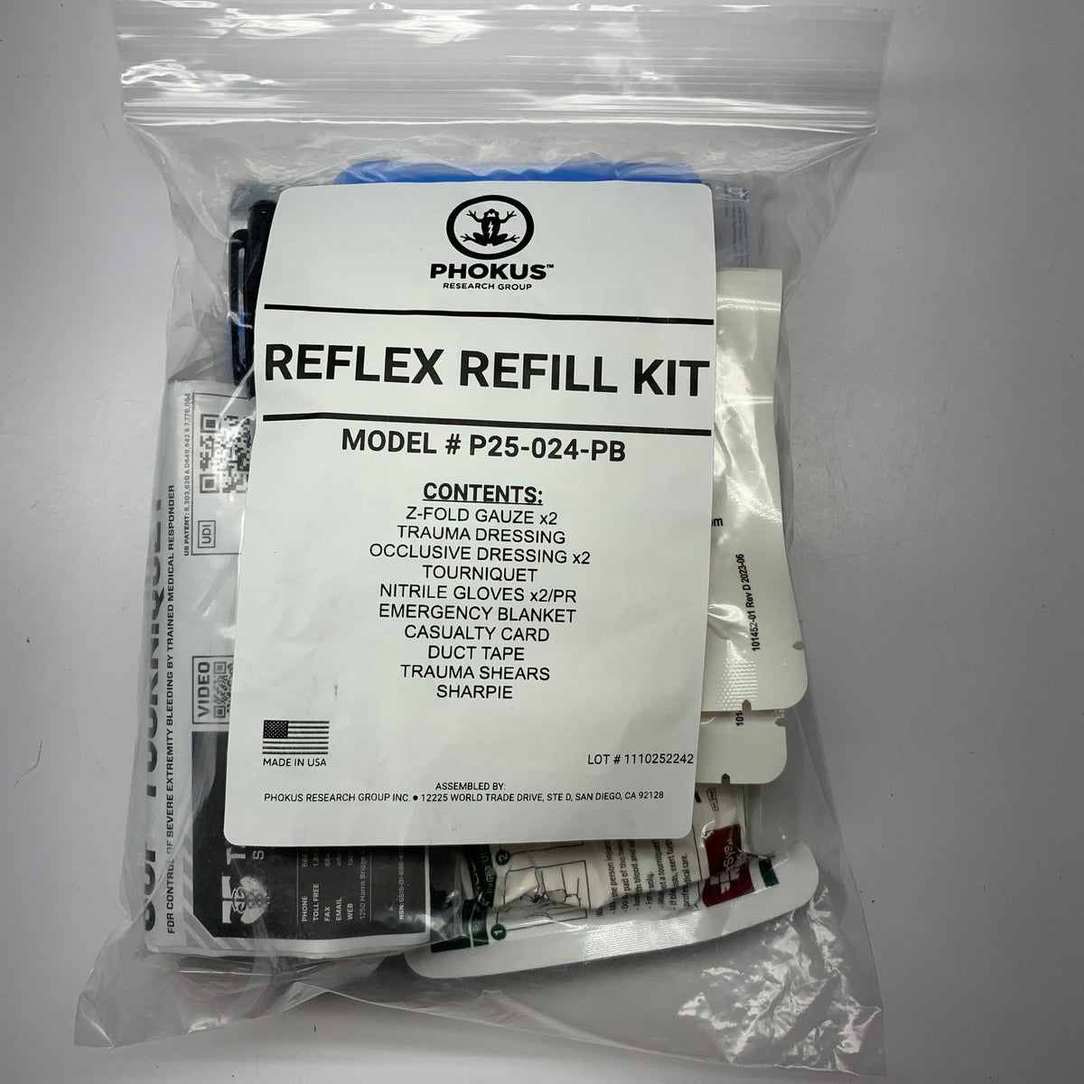 IFAK Refill | IFAK Medical Kit | ReFlex Medical Kit – High Speed Gear
